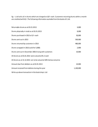 Container accounts | DOCX