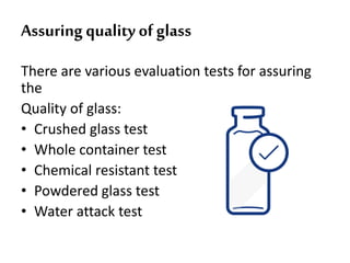 Container and closure for pharmaceutical | PPTX