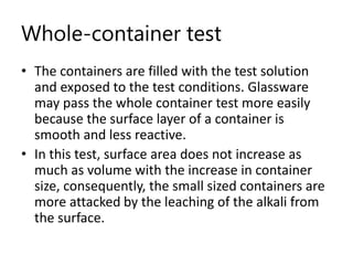 containerandclosureforpharmaceutical.pptx | Chemistry | Science