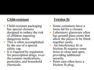 Container and closure (pmt) | PPTX