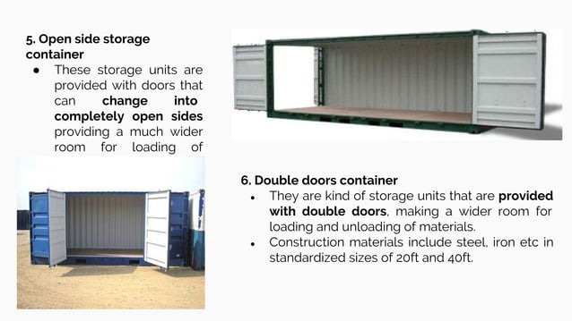 Container and Containerization | PDF | Logistics and Transportation ...