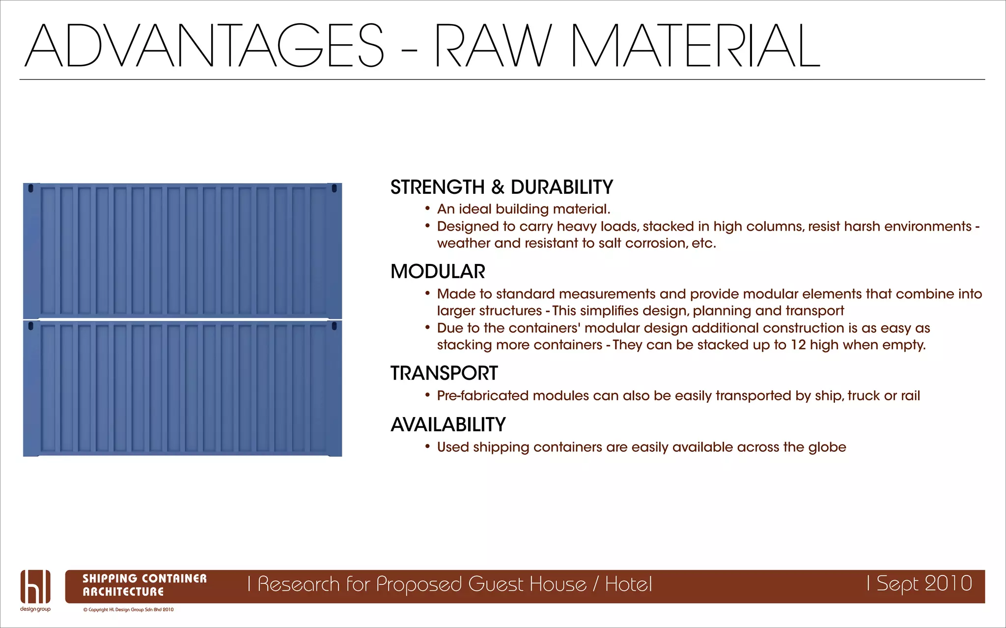 Shipping Container Architecture Research | PDF