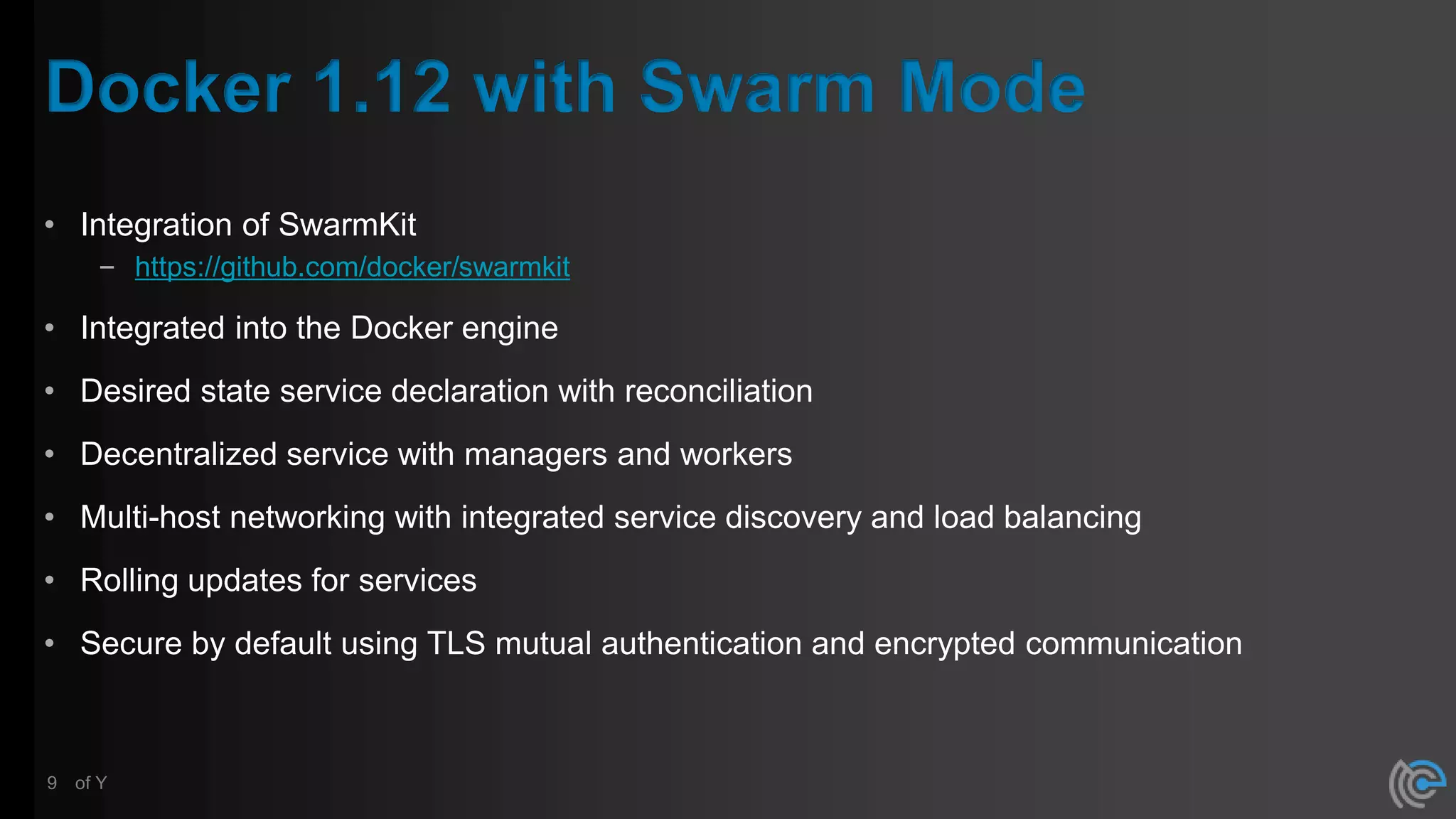 Highly Available And Distributed Containers - ContainerCon NA 2016