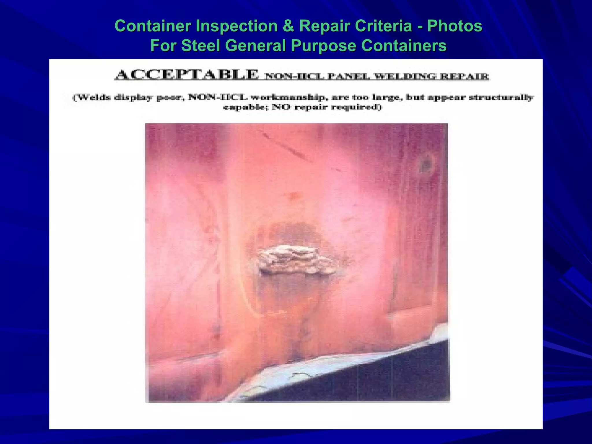 Container damages | PPT