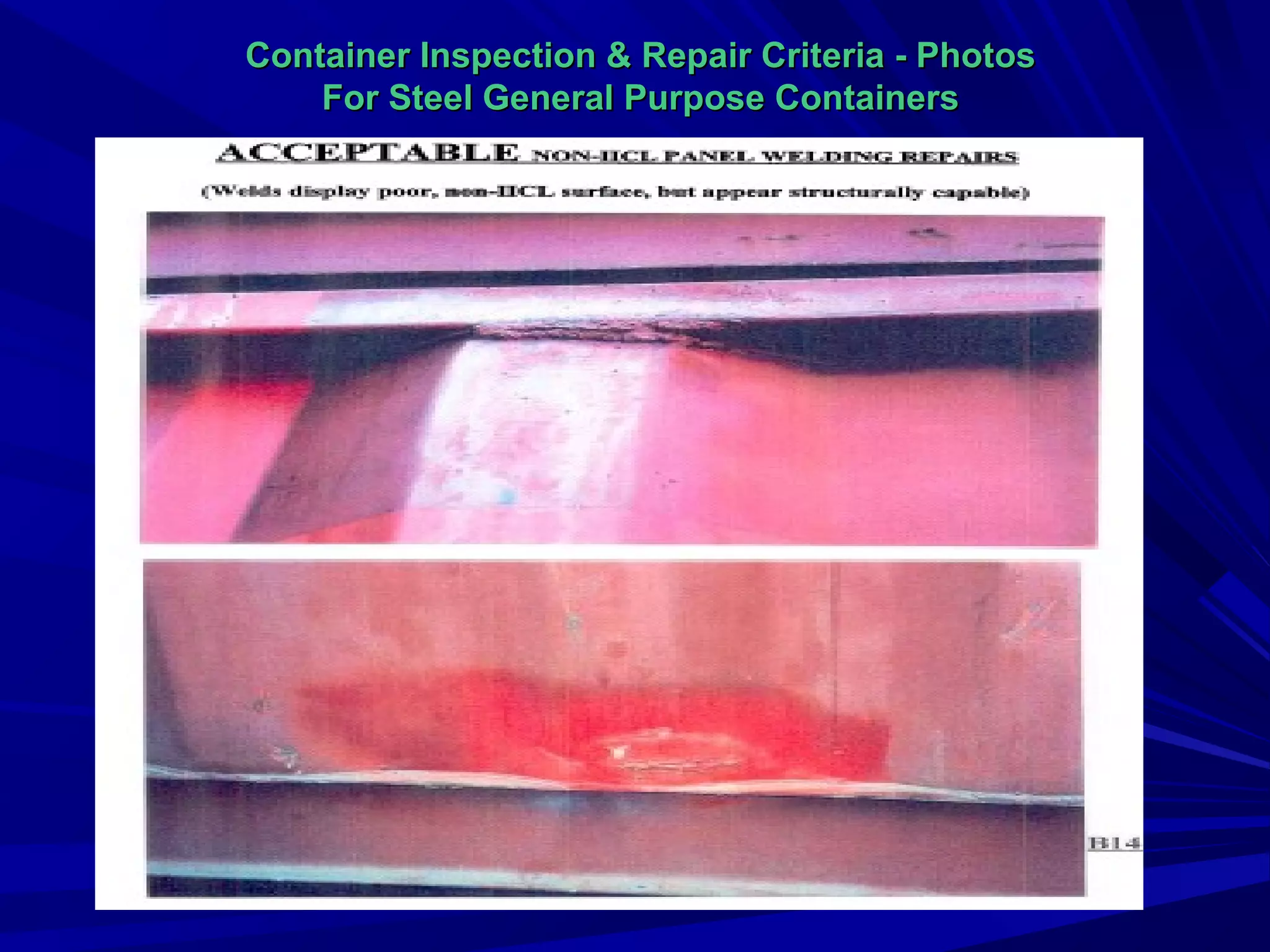 Container damages | PPT