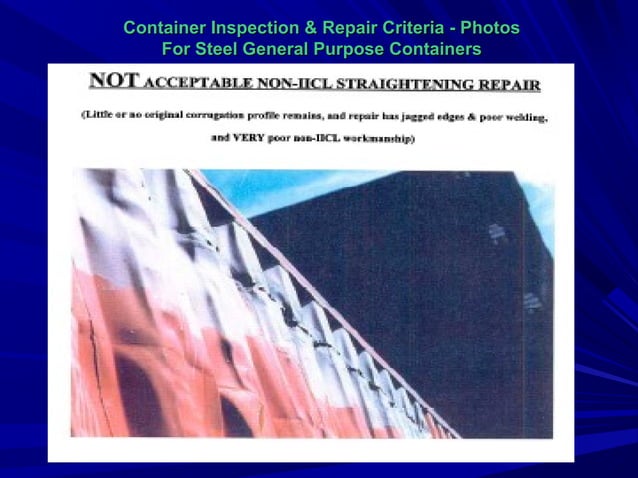 Container damages | PPT