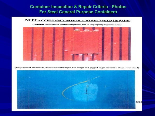 Container damages | PPT