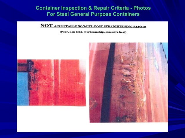 Container damages | PPT