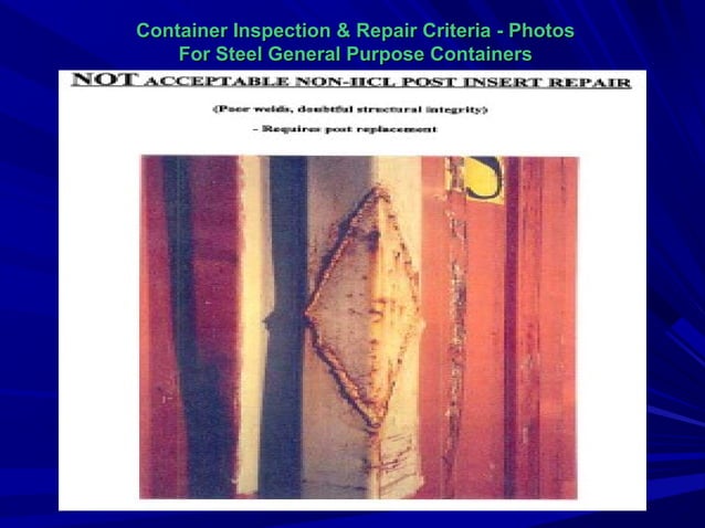 Container damages | PPT