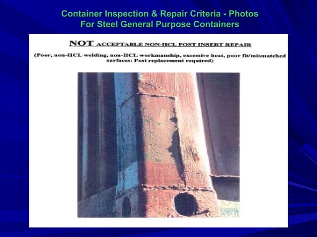 Container damages | PPT
