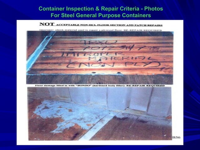 Container damages | PPT