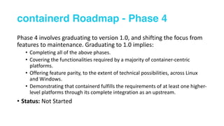containerd and what it means for the container ecosystem | PPT