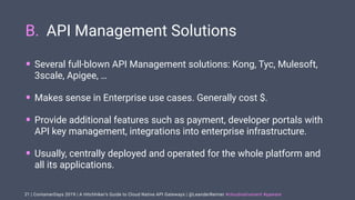 A Hitchhiker's Guide to Cloud Native API Gateways | PDF