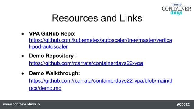 Container Days 22 Predictive Autoscaling Patterns With Kubernetespdf