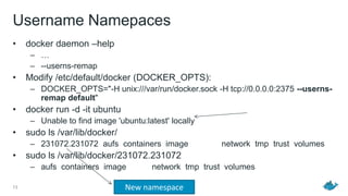 Container security: seccomp, network e namespaces | PDF | Operating Systems | Computer Software ...
