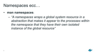 Container security: seccomp, network e namespaces | PDF | Operating Systems | Computer Software ...