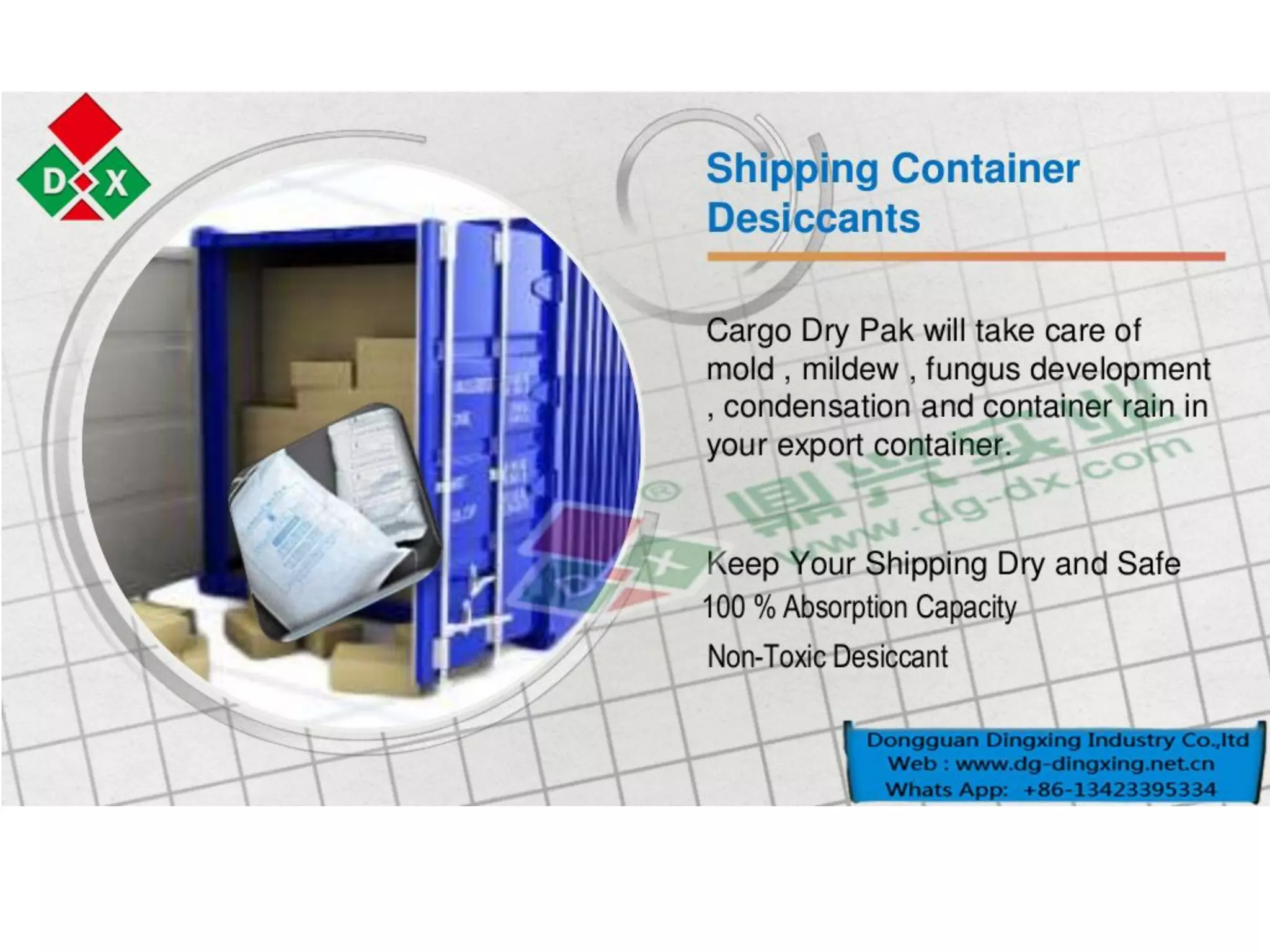CARGO DRY PAK Container desiccant presentation | PDF