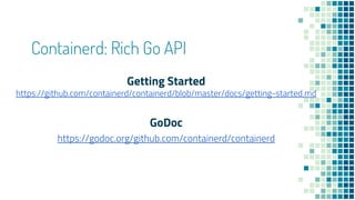 Containerd Internals: Building a Core Container Runtime | PPT