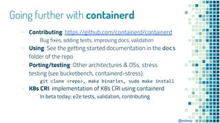 Containerd Project Update: FOSDEM 2018 | PPT