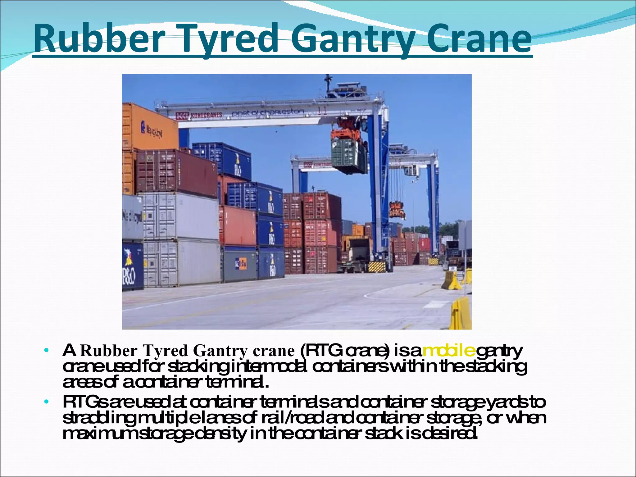 Container Handling Equipments | PPT