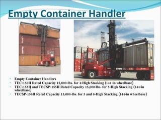 Container Handling Equipments | PPT