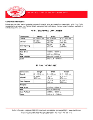 Container info | PDF