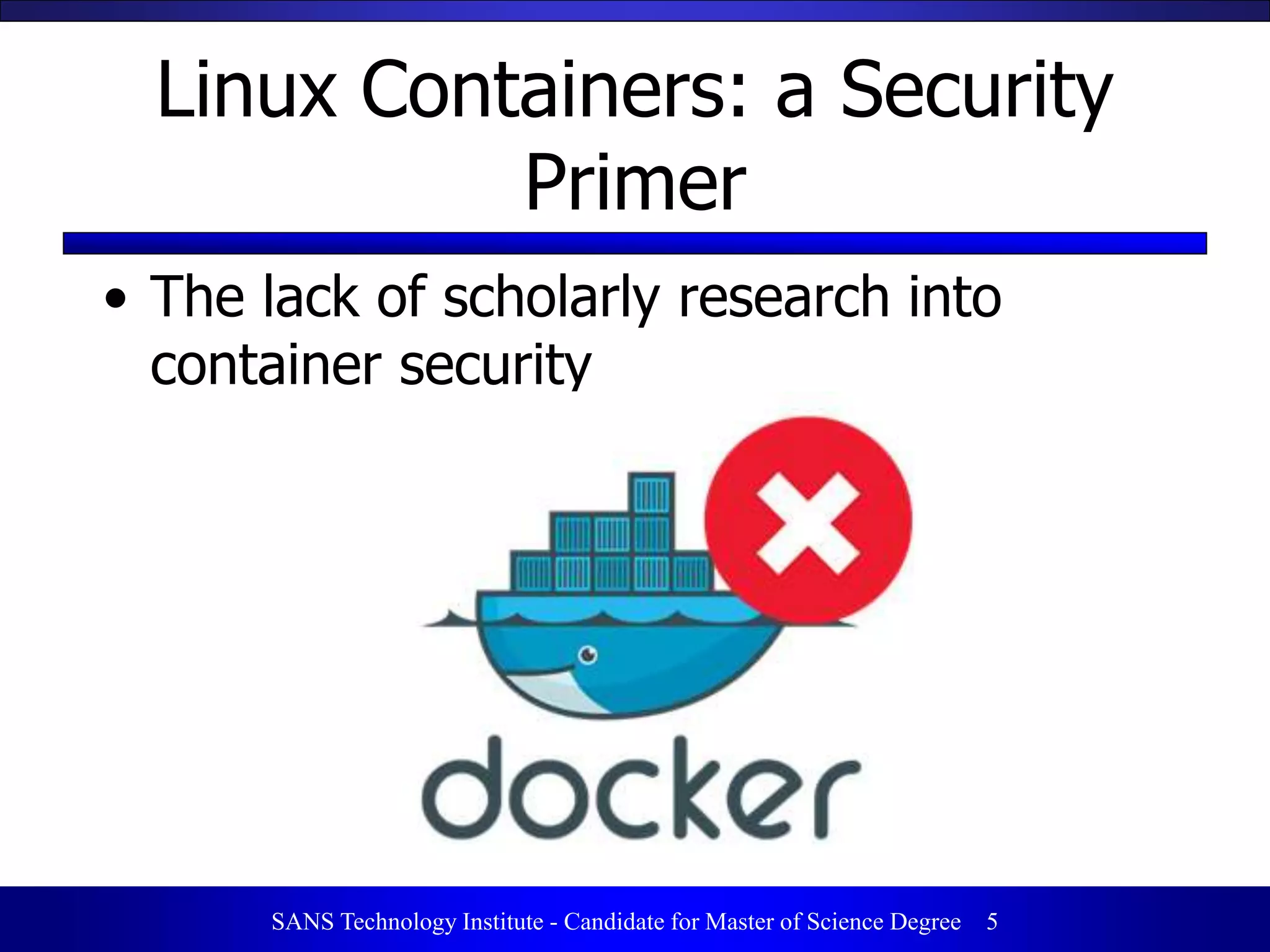 Container intrusions Do You Even IDS | PPT