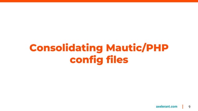 Containerisation and orchestration of mautic application | PPT