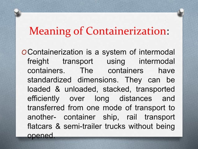 Containerization 2019 | PPTX