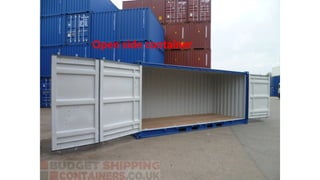 CONTAINERIZATION, different types of containers pptx | PPTX | Rail Travel | Travel Type