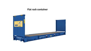 CONTAINERIZATION, different types of containers pptx | PPTX | Rail ...