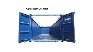 CONTAINERIZATION, different types of containers pptx | PPTX | Rail ...