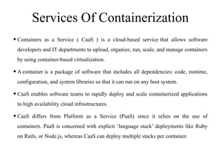 containerization with example module and | PPTX