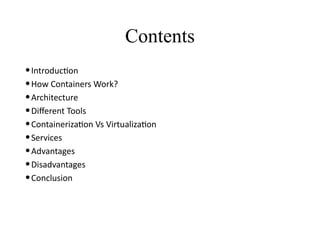 containerization with example module and | PPTX