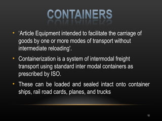 Containerization and palletization | PPT