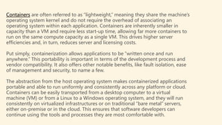 Containerization tutorial Containerization Explained | PPTX