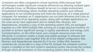 Containerization tutorial Containerization Explained | PPTX