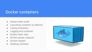 Containerization using docker | PDF