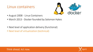Containerized Delivery on the Microsoft Stack | PPT