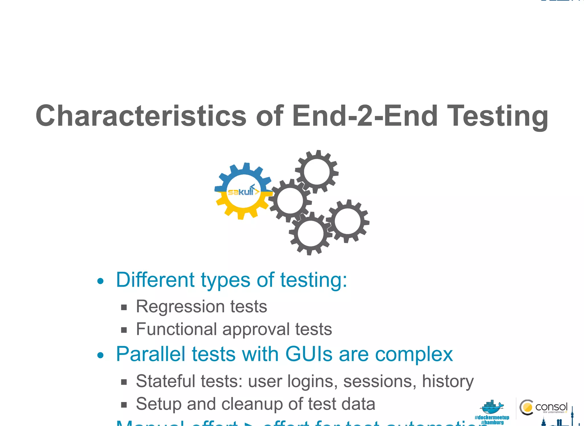 Containerized End-2-End Testing - Docker | PPT