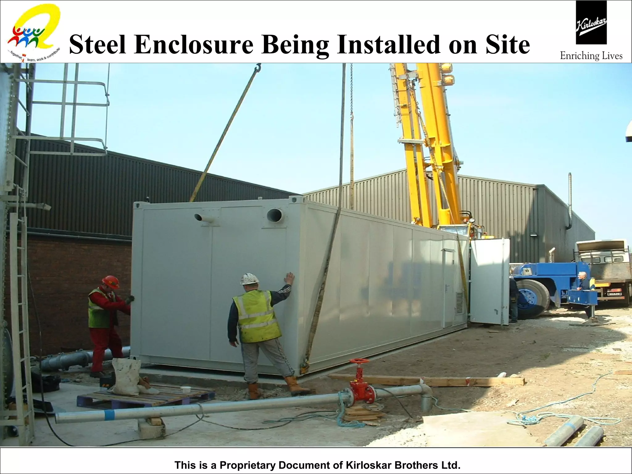 Containerized Fire Pump house | PPT