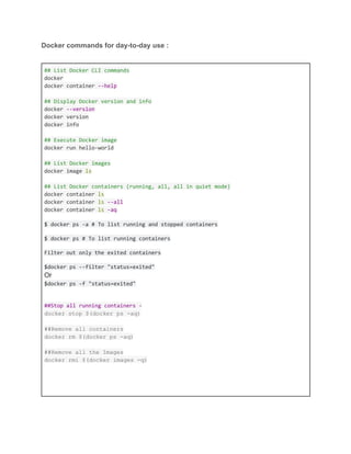 Containerize spring boot application with docker | PDF