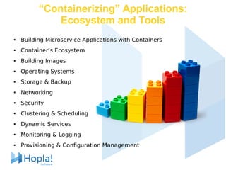 “Containerizing” applications with Docker: Ecosystem and Tools | PPT