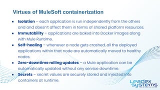 Containerizing MuleSoft applications for hybrid deployment | PDF