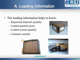 Container loading inspection | PDF