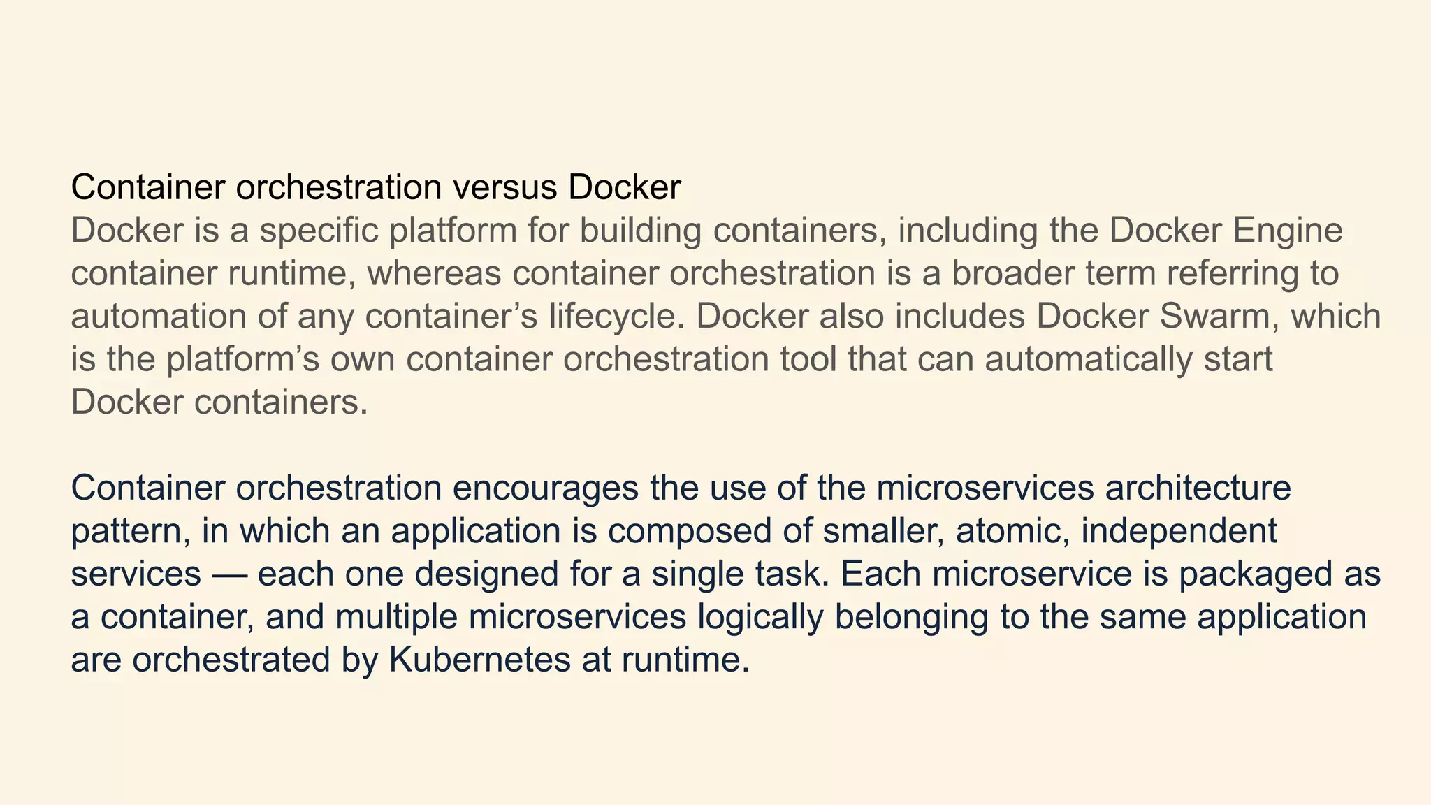 Container Orchestration | PPTX