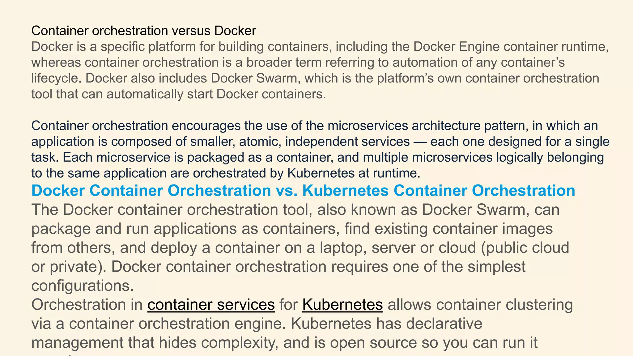 Container Orchestration | PPTX