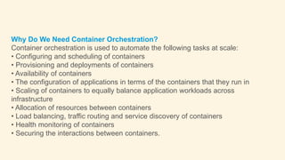 Container Orchestration | PPTX