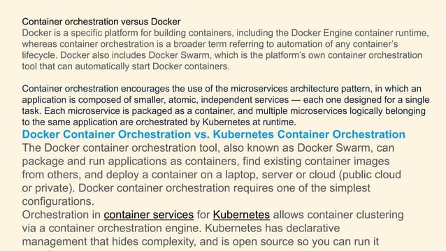 Container Orchestration | PPTX