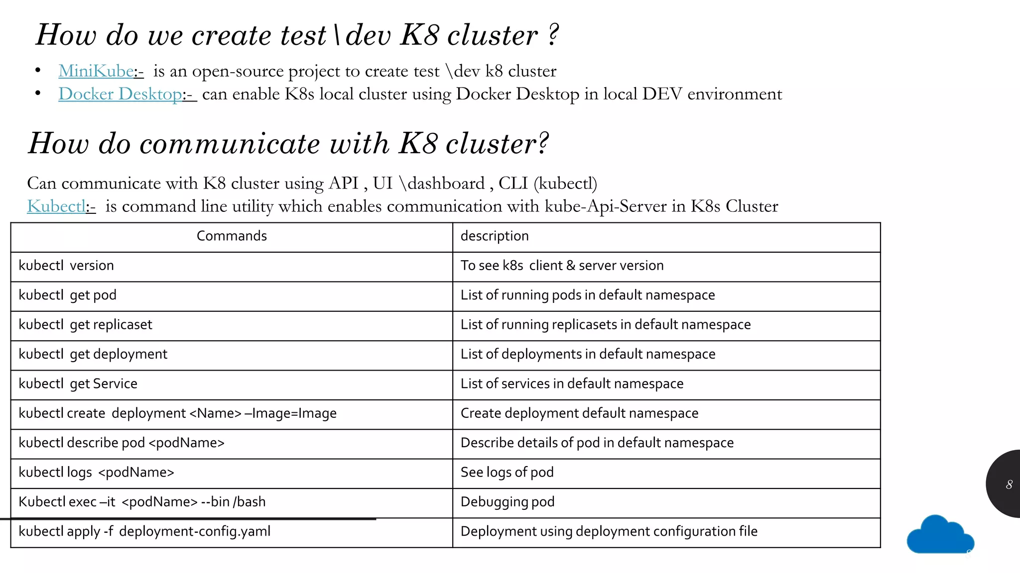 Container orchestration k8s azure kubernetes services | PPT